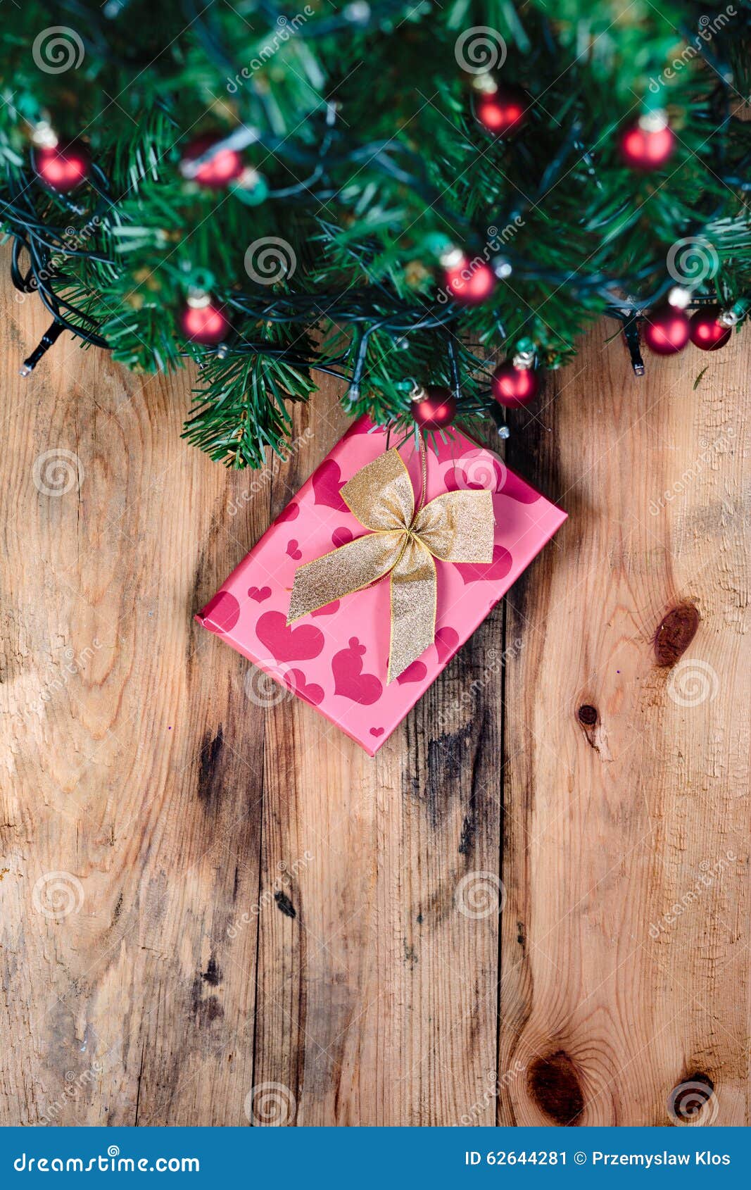 Present Under Christmas Tree Stock Image - Image of present, decoration ...