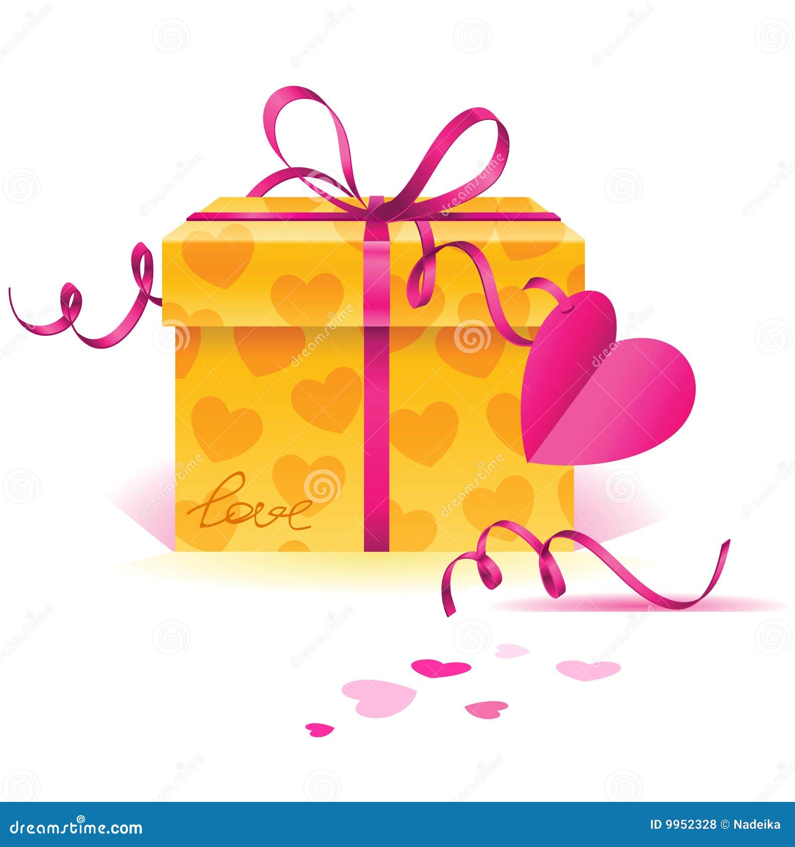 Present for you stock vector. Illustration of vector, colored - 9952328