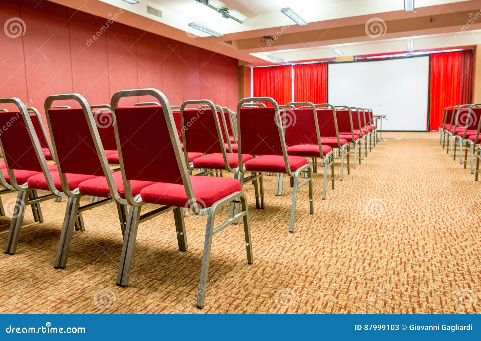 Presentaion and Meeting Room. Business Concept Stock Image - Image of ...