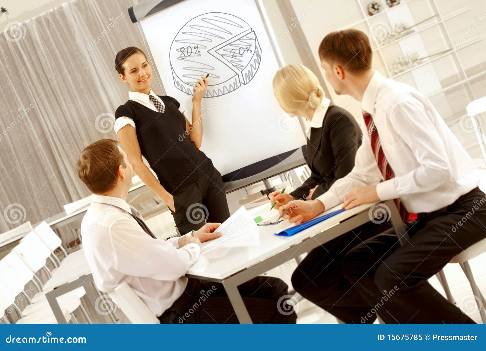 Presentation stock image. Image of adult, confident, happy - 15675785