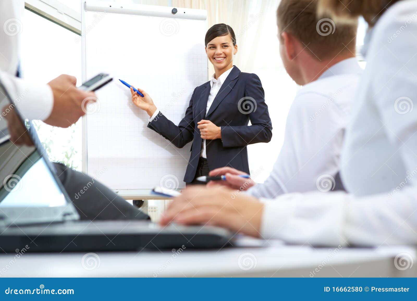 Presentation stock photo. Image of businesspeople, competitive - 16662580