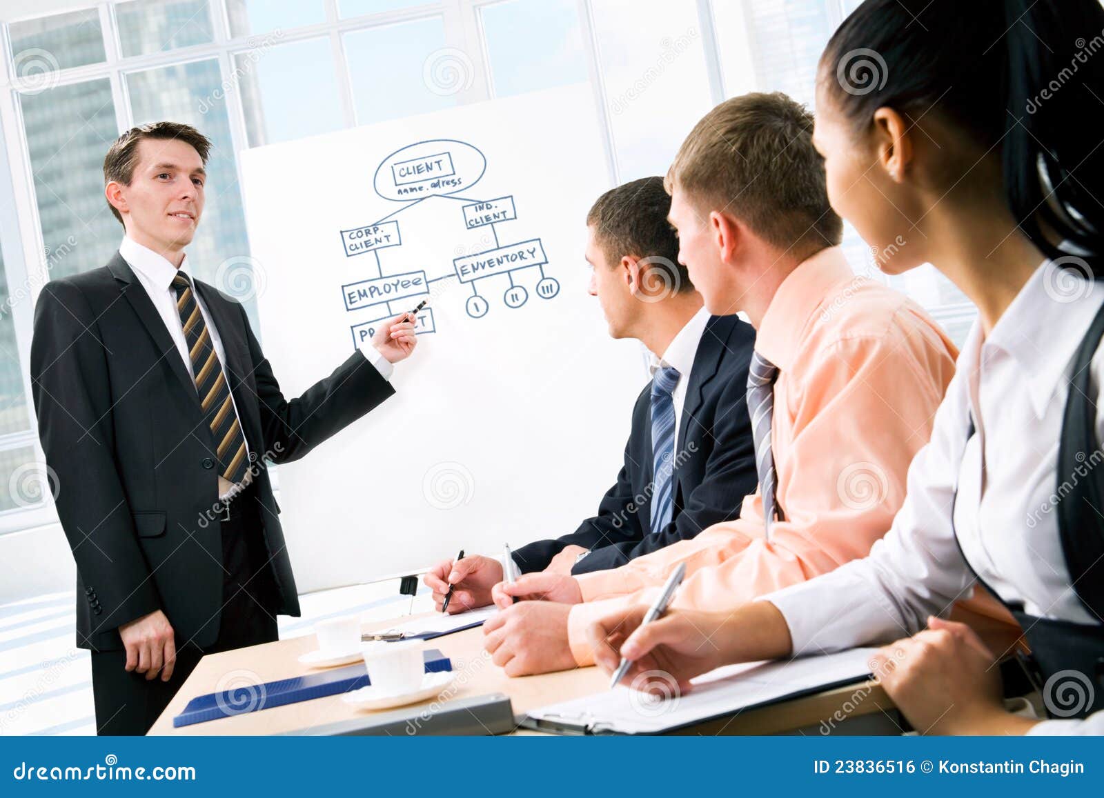Presentation stock photo. Image of professionals, document - 23836516