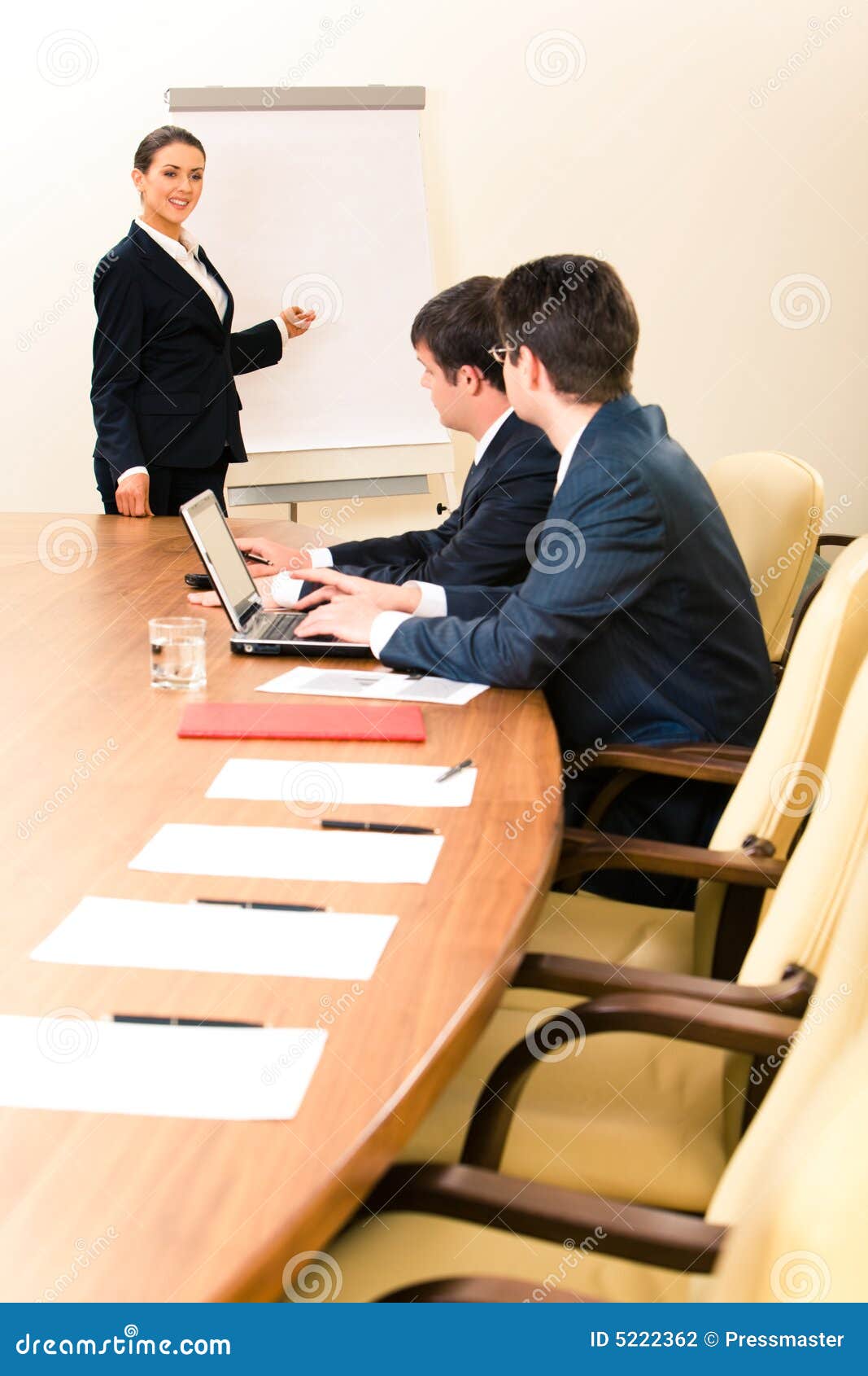 Presentation stock photo. Image of businesswoman, lecture - 5222362