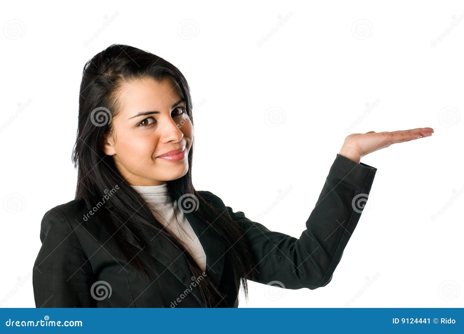 Presentation stock image. Image of girl, beautiful, female - 9124441