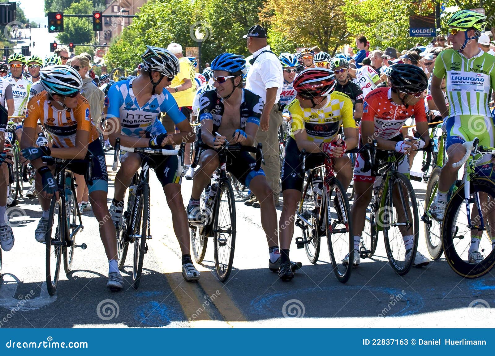 Presentation of the Best Pro Riders at the Start L Editorial Stock ...
