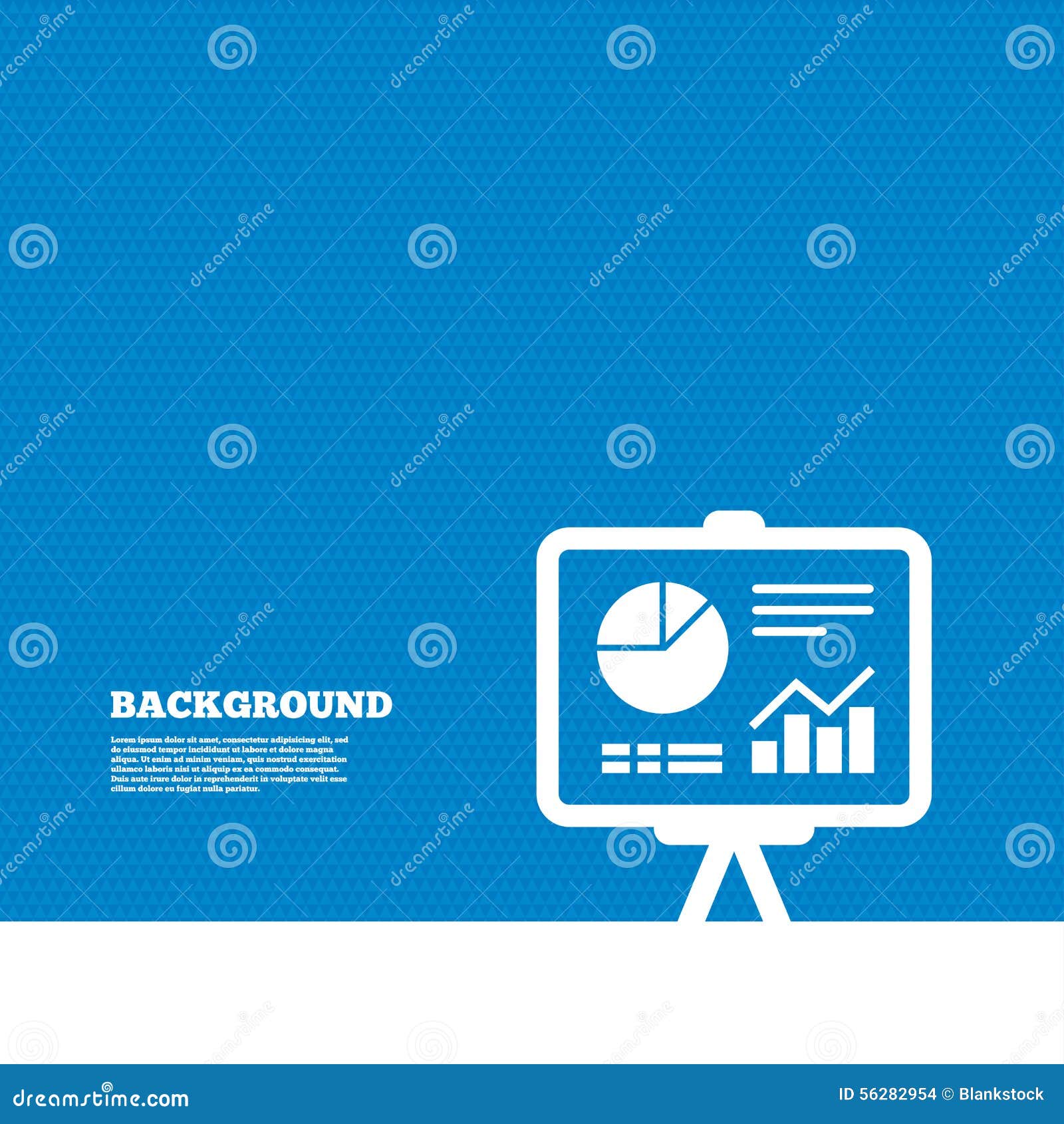 Presentation Billboard Sign Icon. PPT Symbol. Cartoon Vector ...