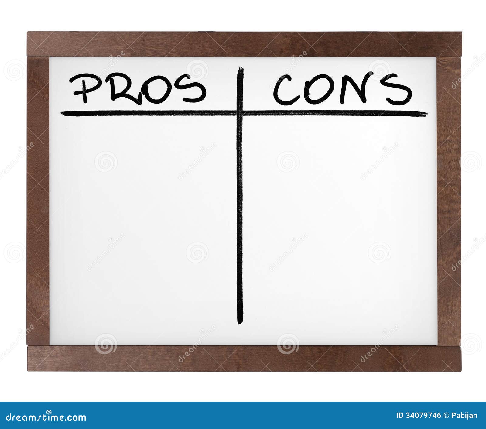 Blank Pros And Cons Chart Blank Pros And Cons Chart