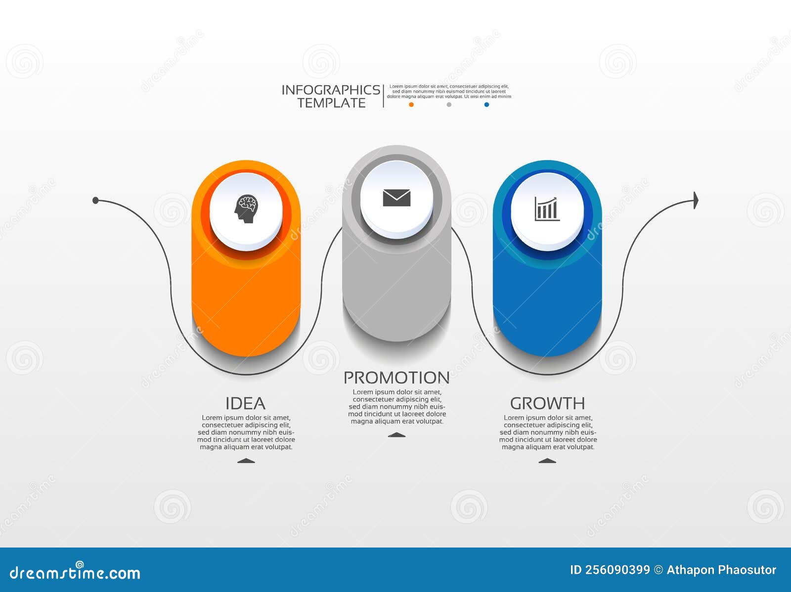 Presentation Business Infographic Concept Elements Stock Vector ...