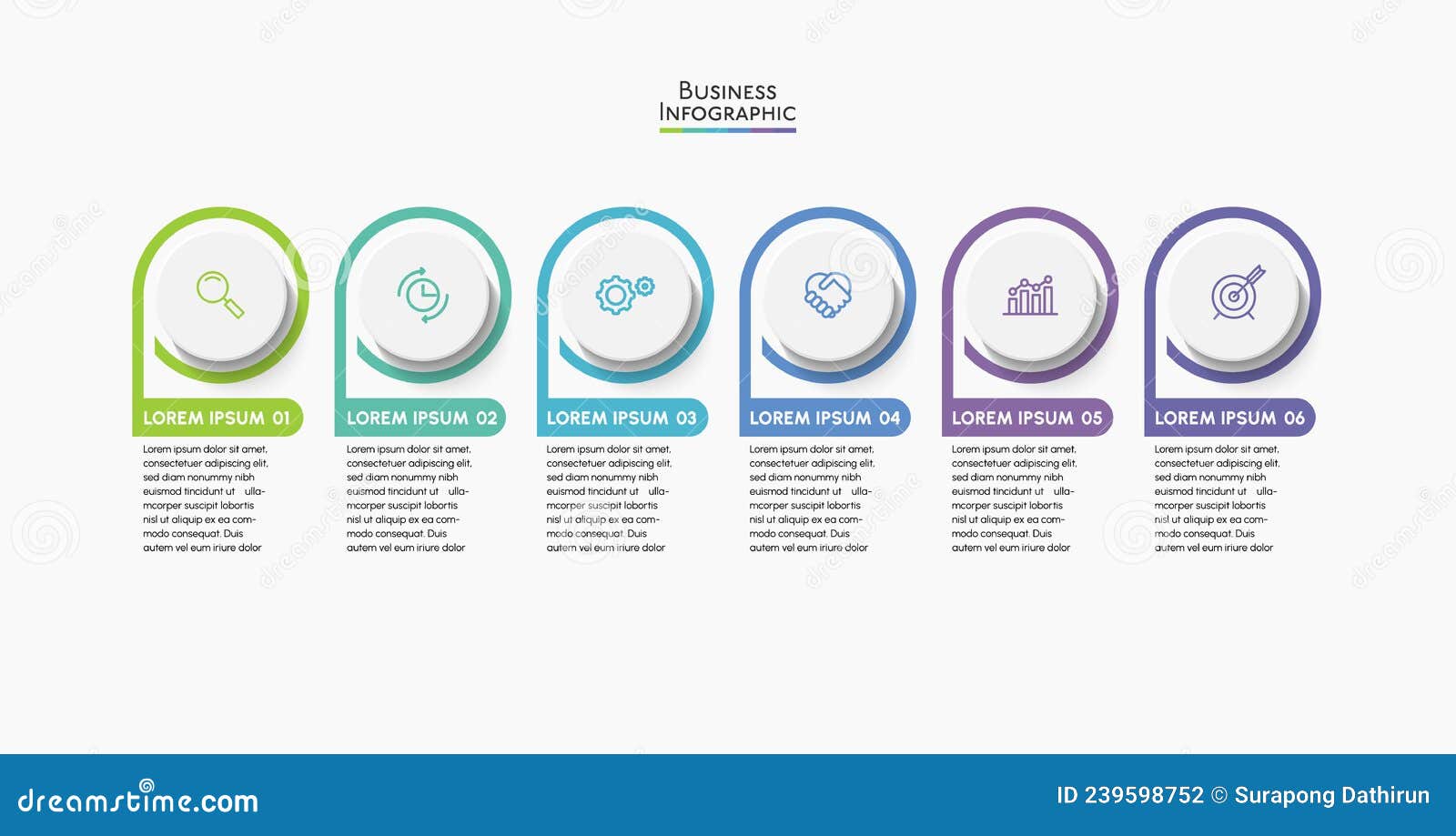 Presentation Business Infographic Template Stock Vector - Illustration ...