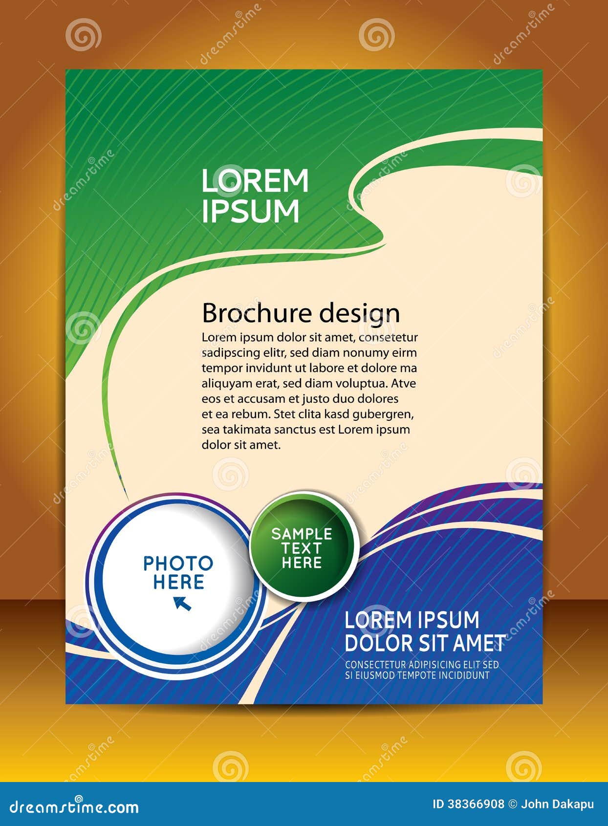 Presentation of Business Poster Stock Vector - Illustration of digital ...