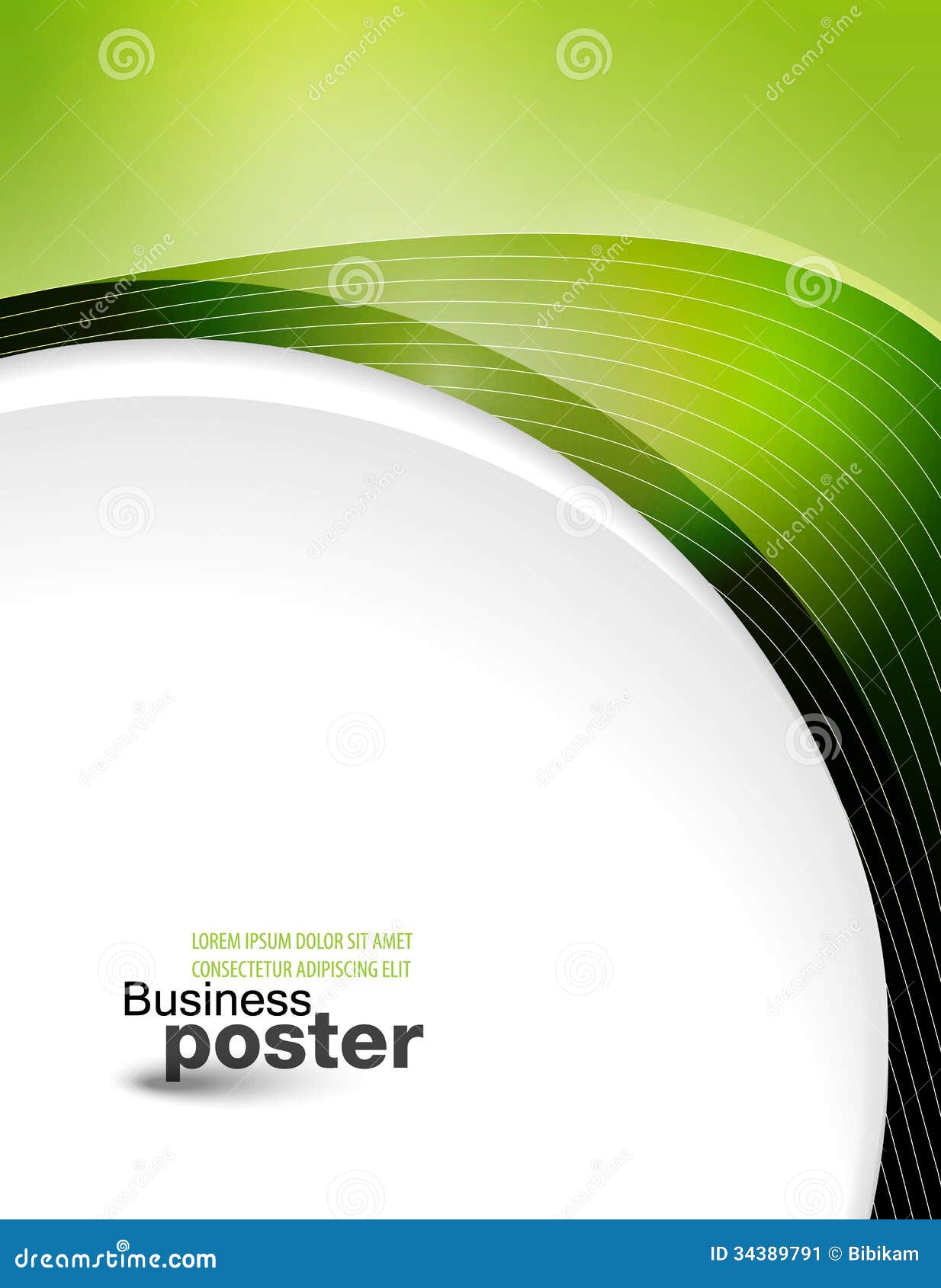 Presentation of Business Poster Stock Vector - Illustration of graphic ...