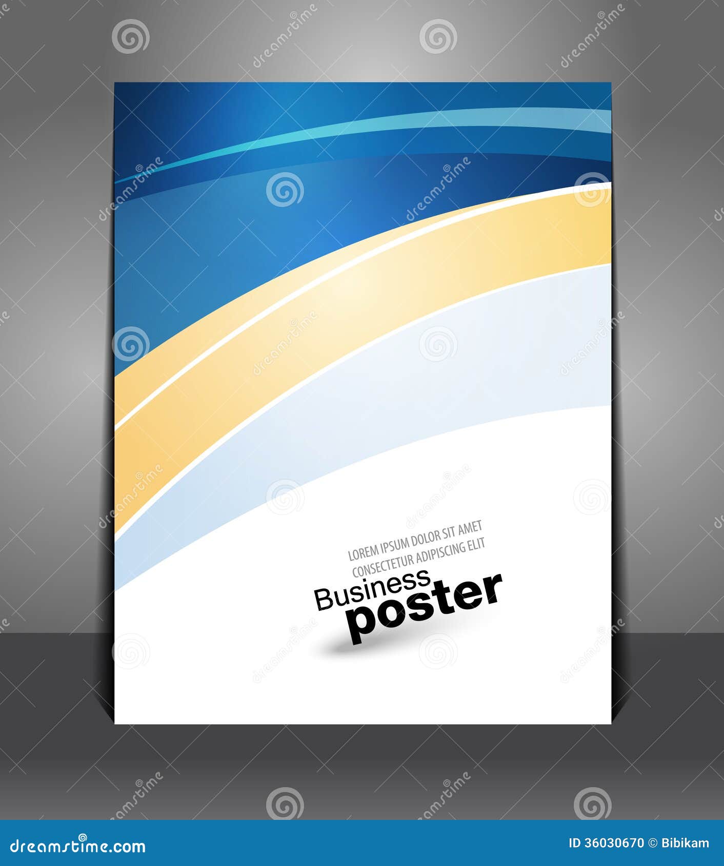 Presentation of Business Poster Stock Vector - Illustration of banner ...