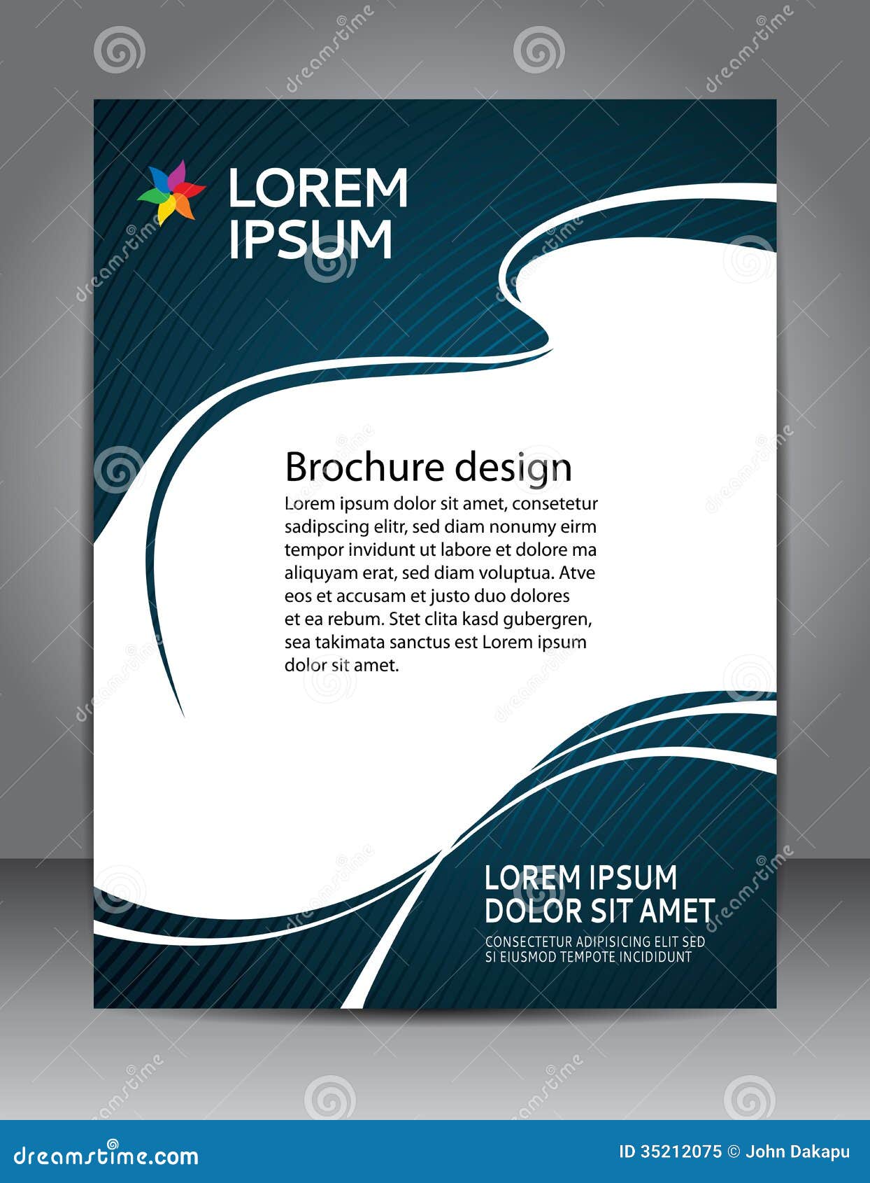 Presentation of Business Poster Stock Illustration - Illustration of ...