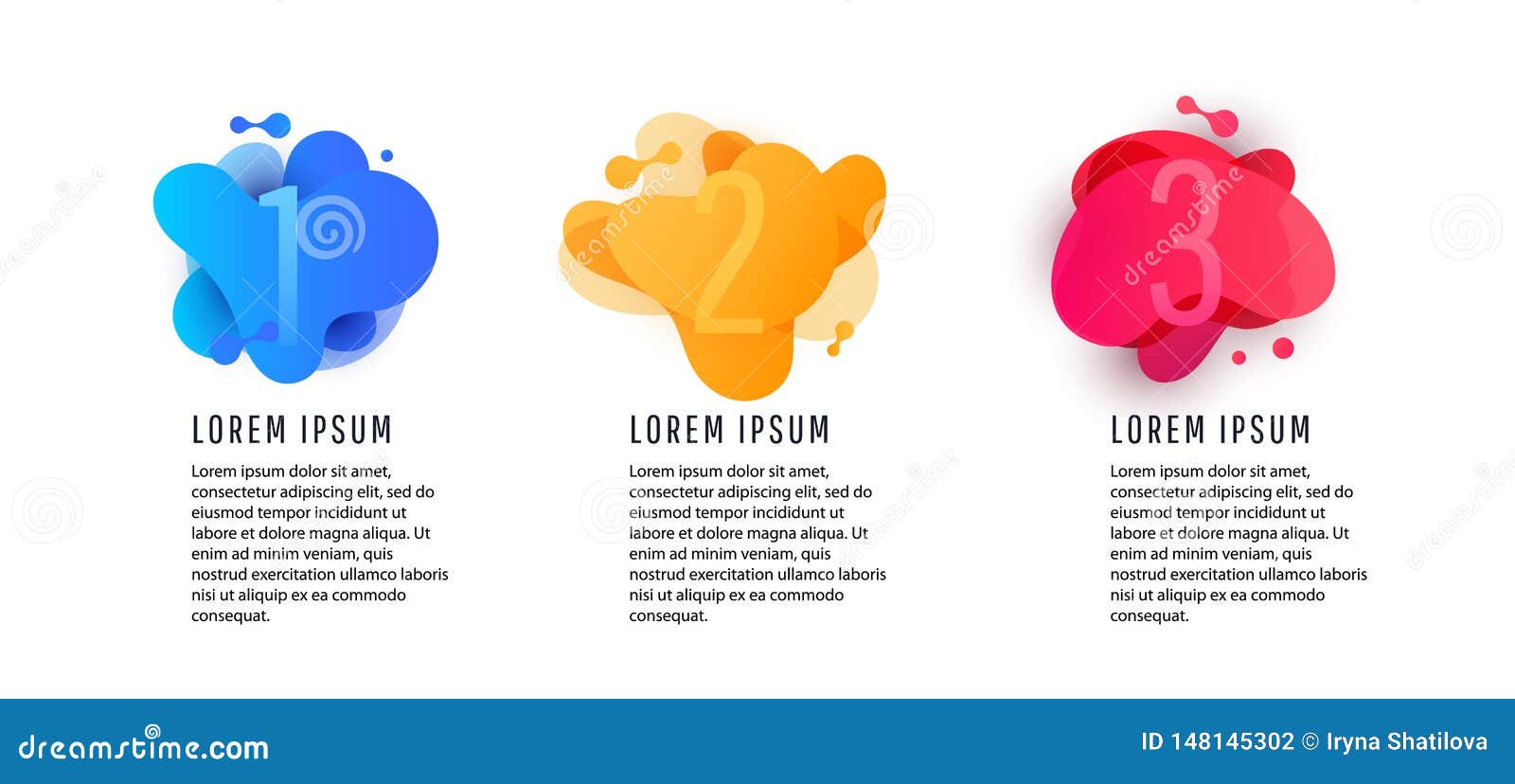 Presentation Business Shapes Template with Colorful Round Elements ...