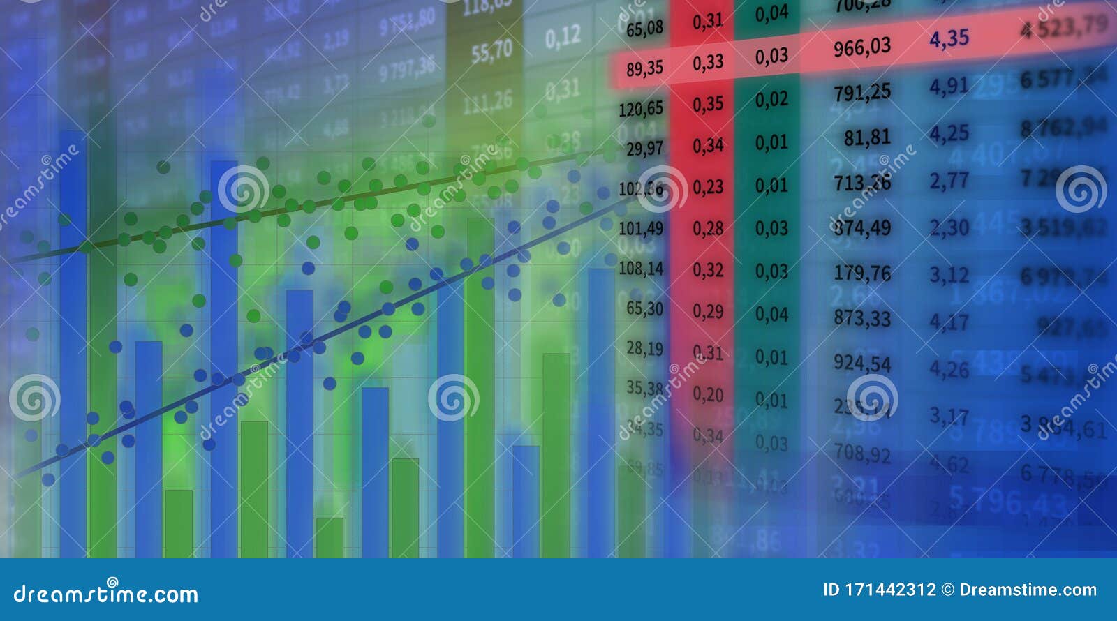 Presentation Chart for Investor Meeting Stock Illustration ...