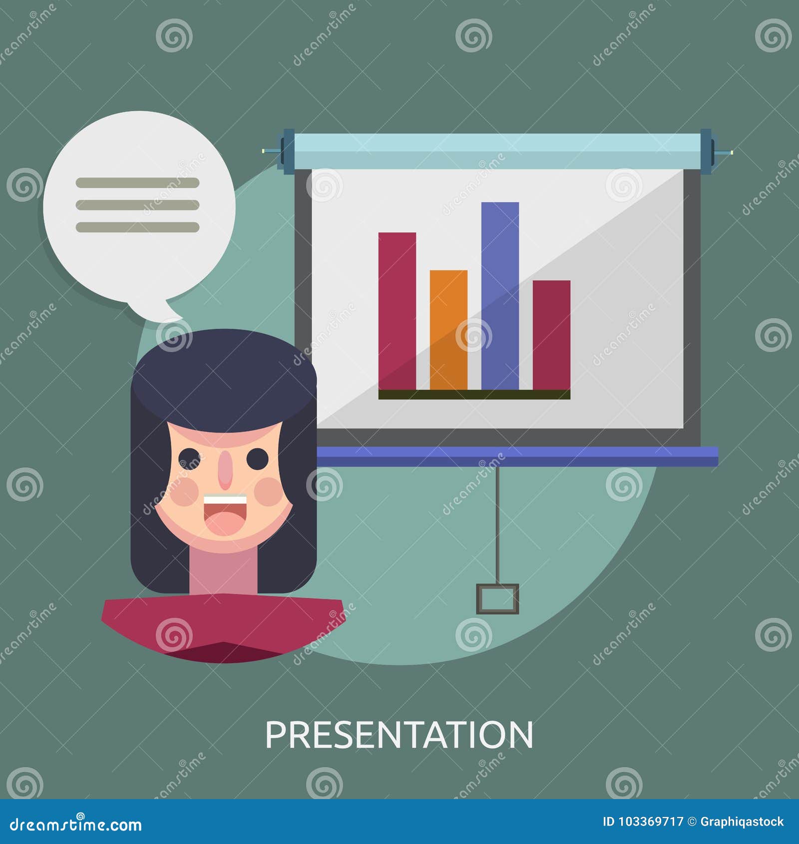 Presentation Conceptual Design Stock Vector - Illustration of icon ...