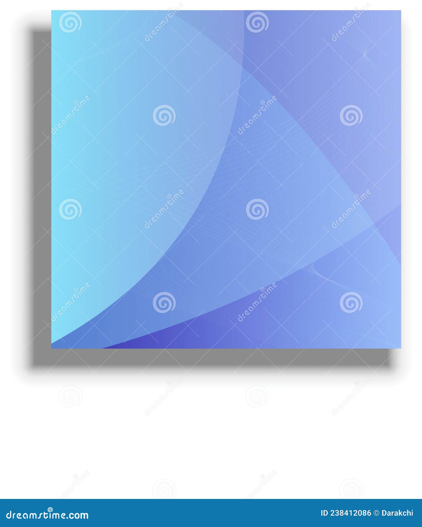 Presentation Cover Template, Blue Vector Background Stock Vector ...