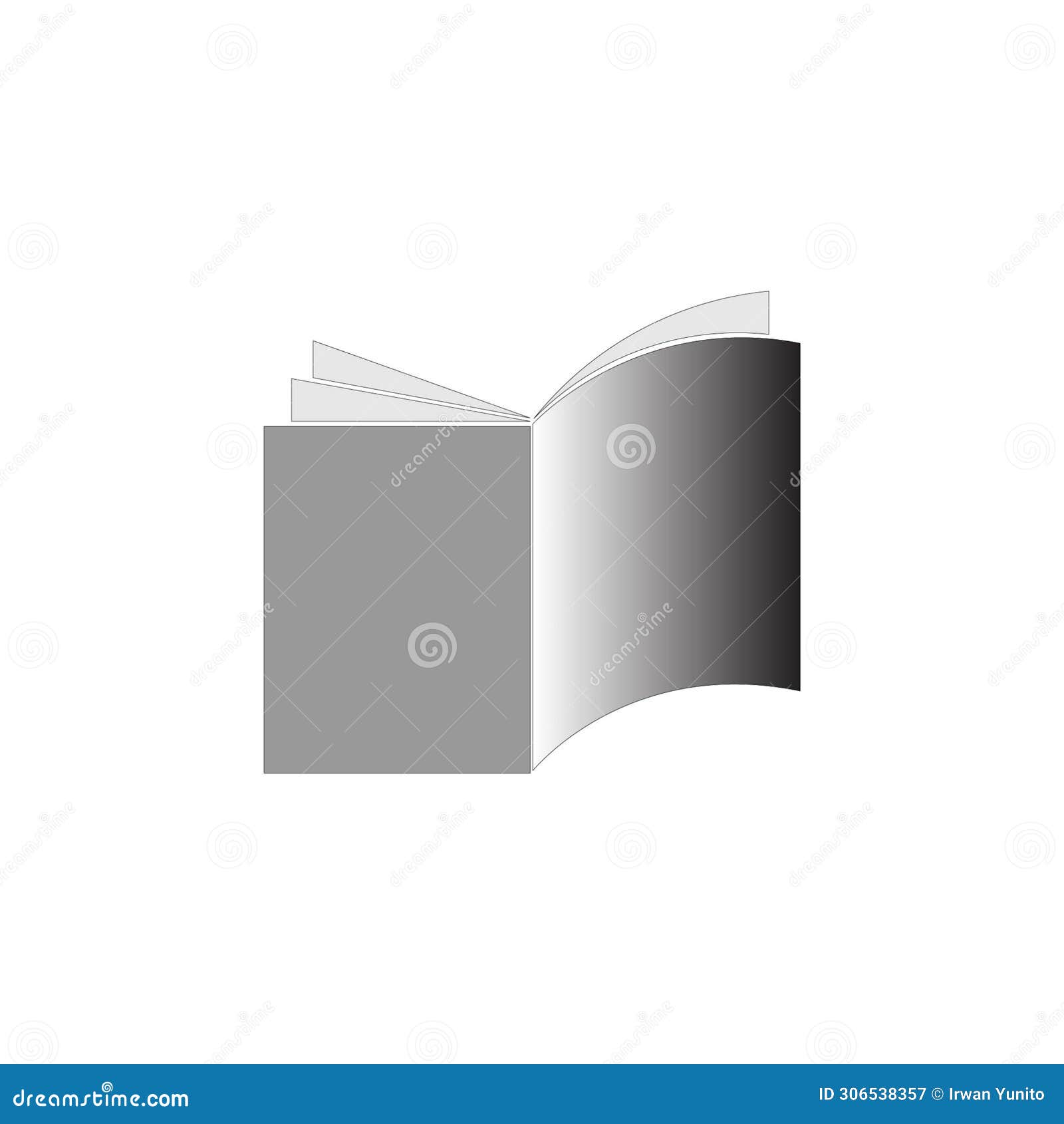 Icon Vector Open Book Template Design Trendy Stock Illustration ...