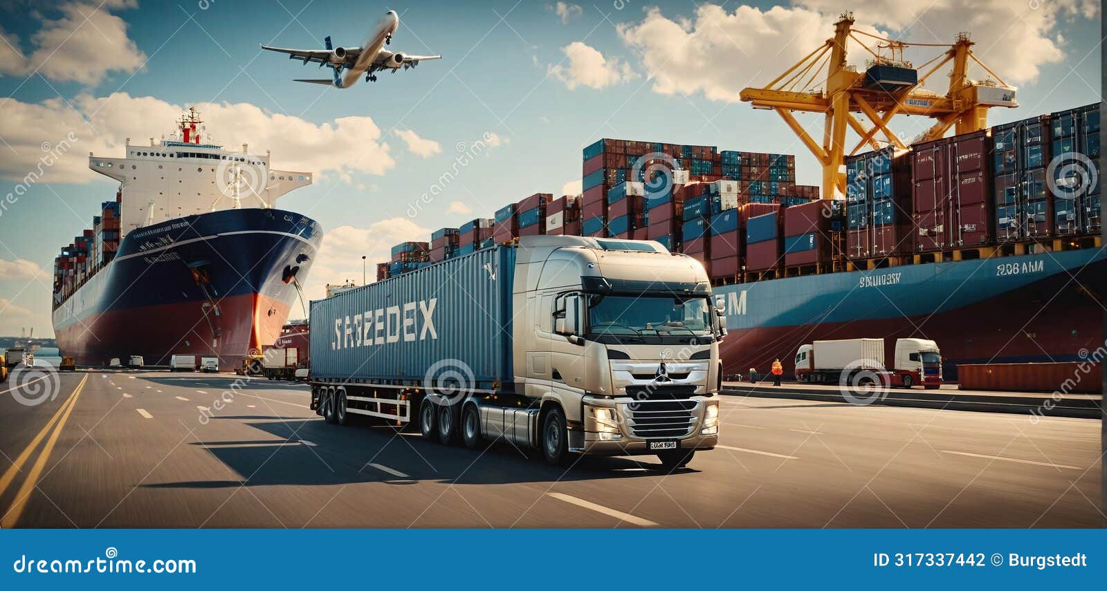 Conceptual Presentation of Different Types of Global Goods Traffic ...