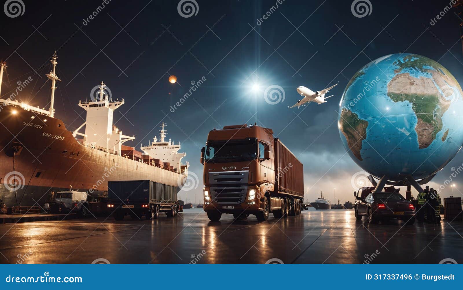 Conceptual Presentation of Different Types of Global Goods Traffic ...