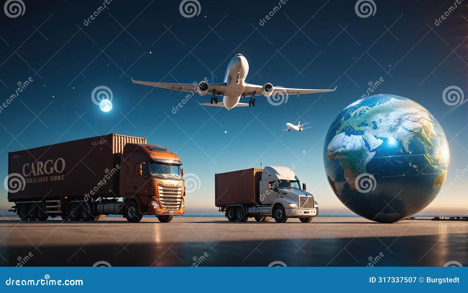 Conceptual Presentation of Different Types of Global Goods Traffic ...