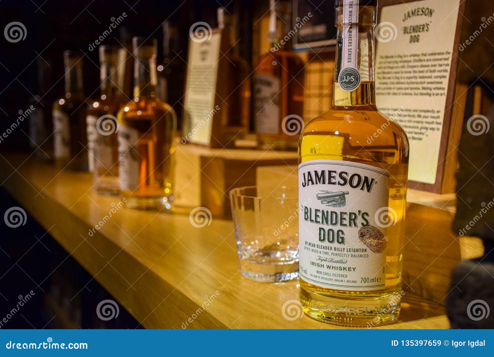 Presentation of Different Types of Whiskey at the Jameson Whiskey ...