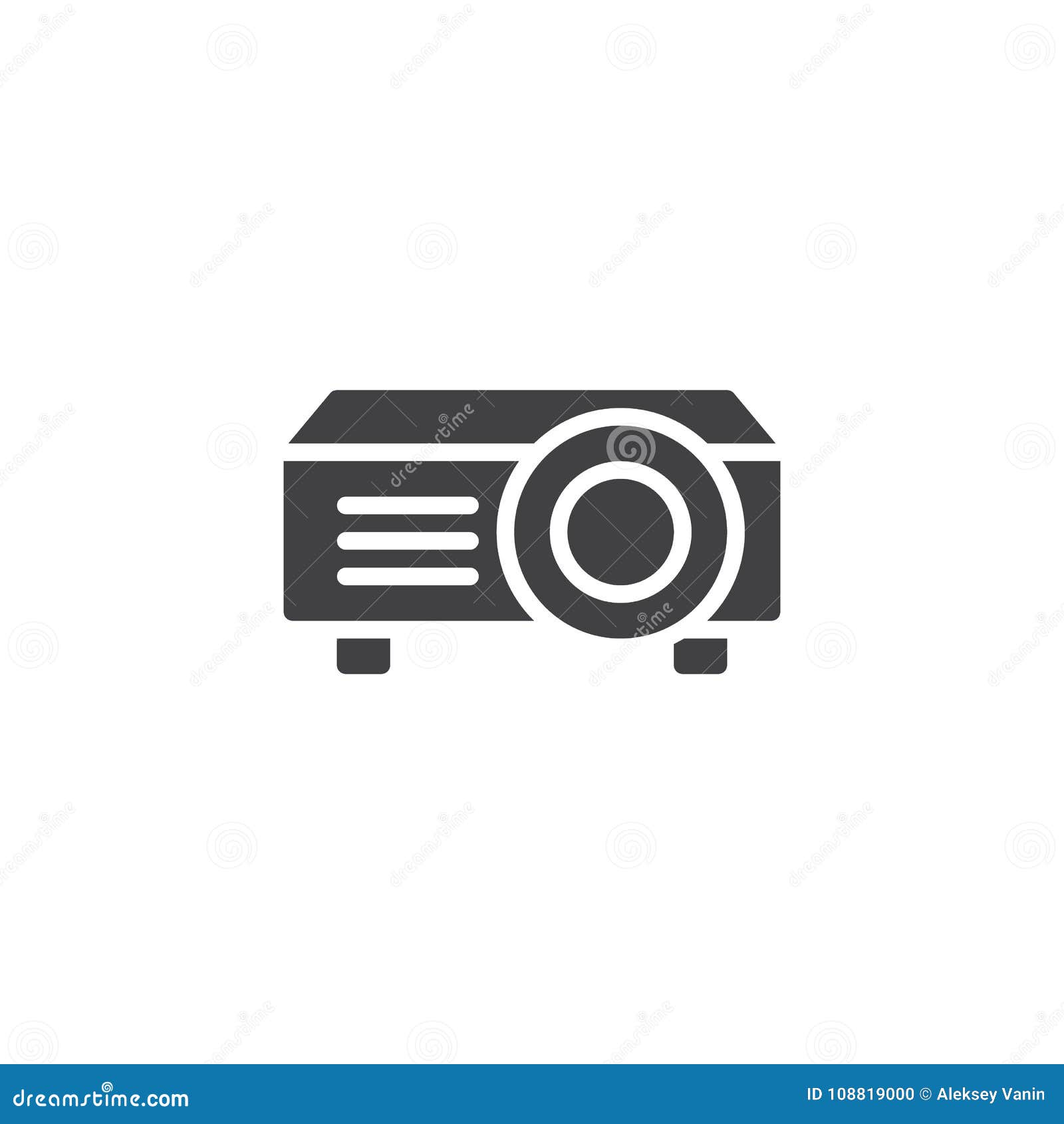 Presentation Digital Projector Icon Vector Stock Vector - Illustration ...