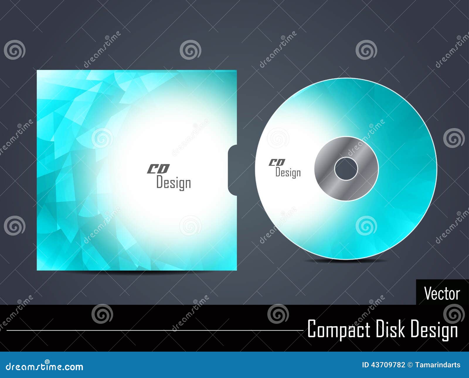Presentation of Elegant Cd Cover Design. Stock Vector - Illustration of ...