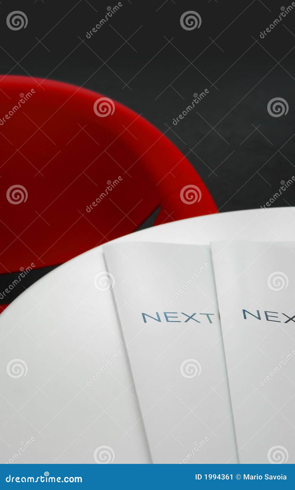 Presentation Folders on a Table Stock Image - Image of business ...