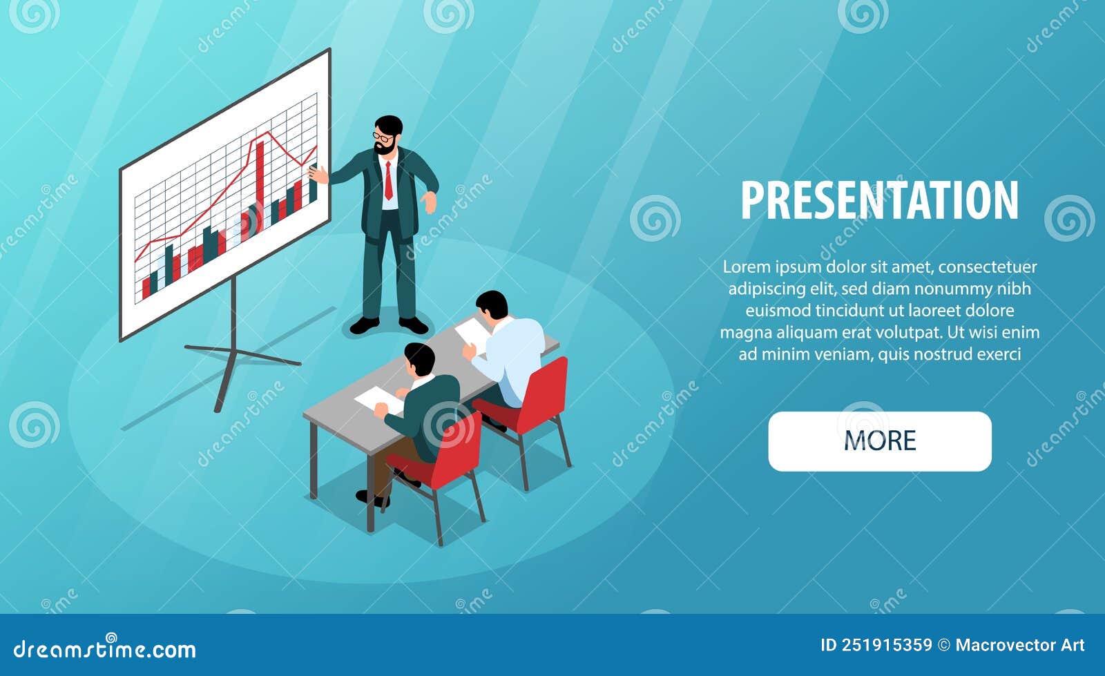 Presentation Horizontal Banner Stock Vector - Illustration of partner ...