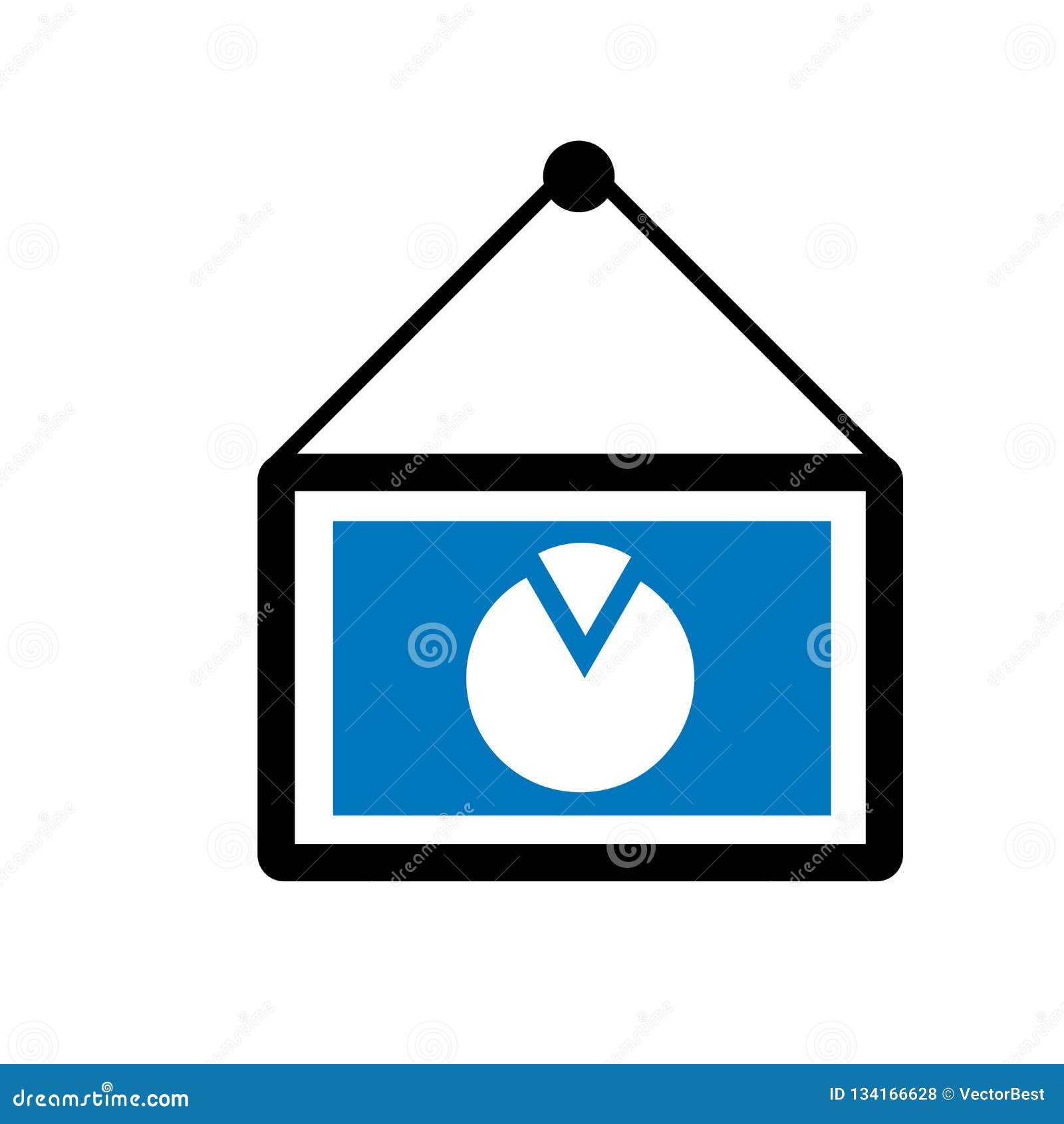 Presentation Icon Vector Sign and Symbol Isolated on White Background ...