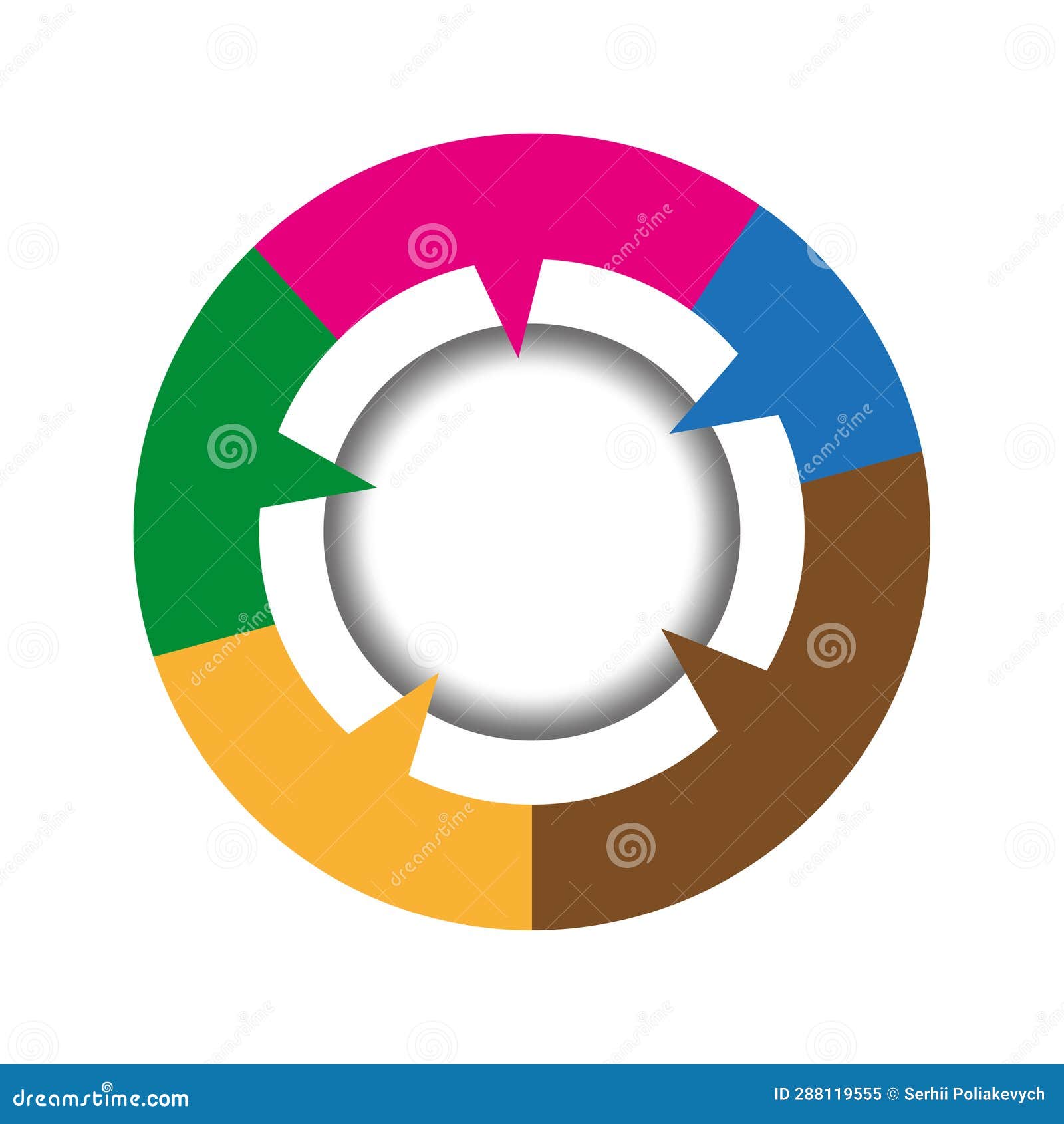 Presentation or Infographics Element. Colored Presentation Element in ...