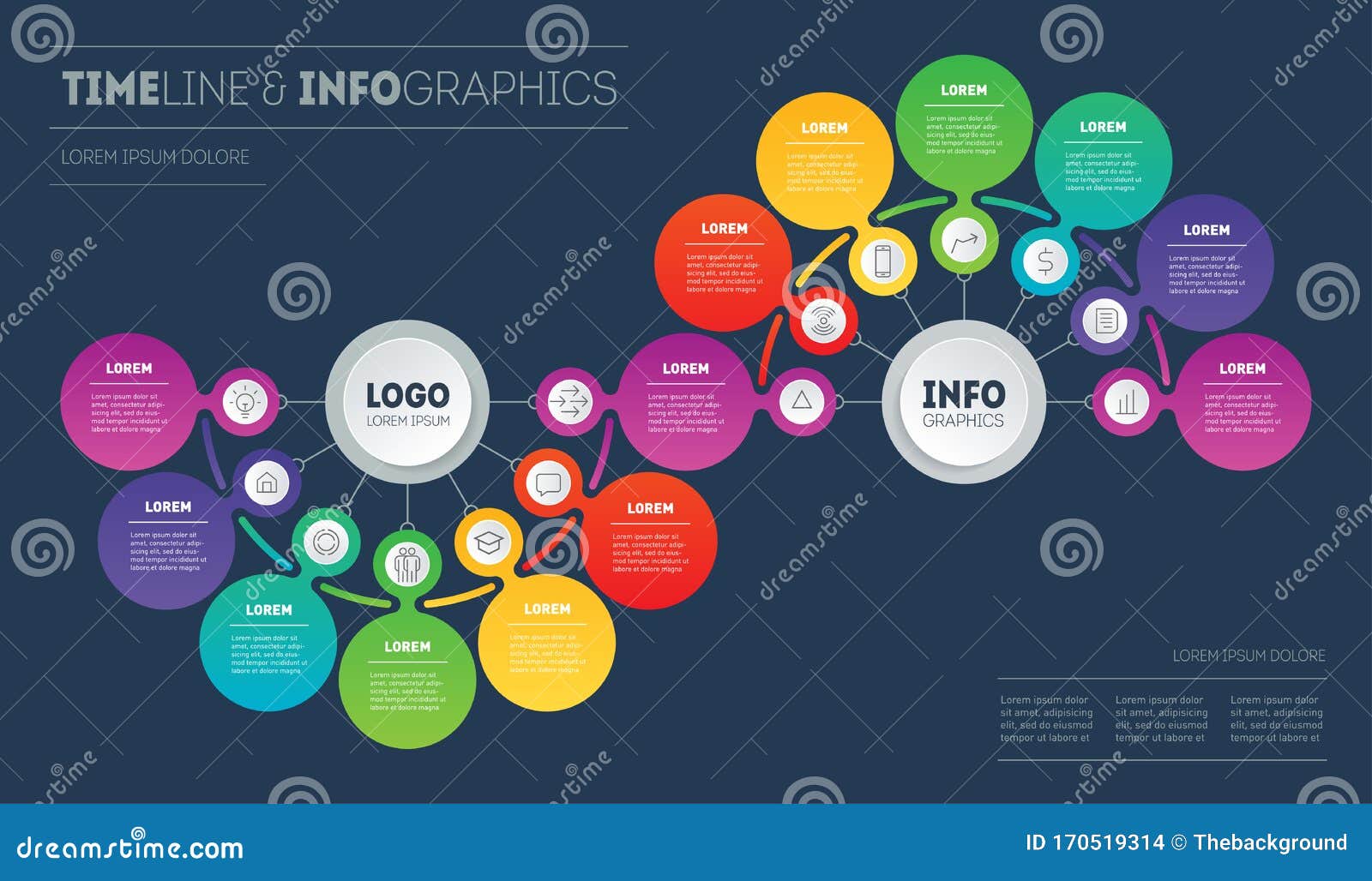 Presentation or Infographics with 13 Steps. Template of Info Graphic ...