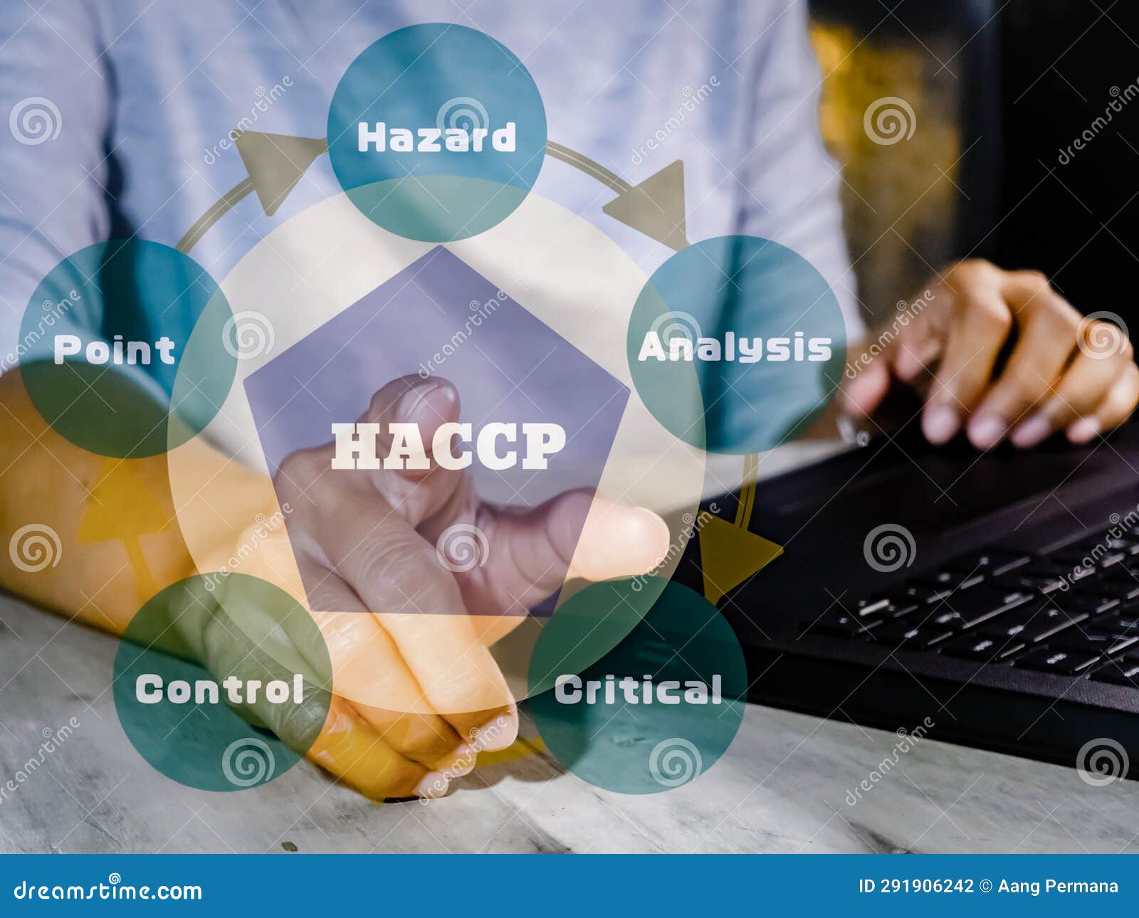 Presentation for Introducing HACCP Concept Stock Photo - Image of ...