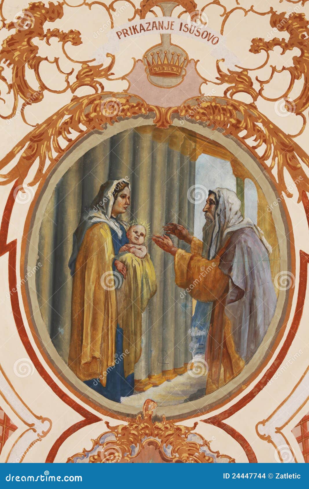 Presentation of Jesus at the Temple Stock Photo - Image of temple ...