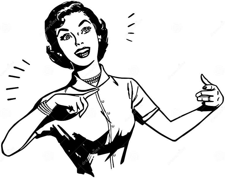 Presentation Lady stock vector. Illustration of people - 42095533