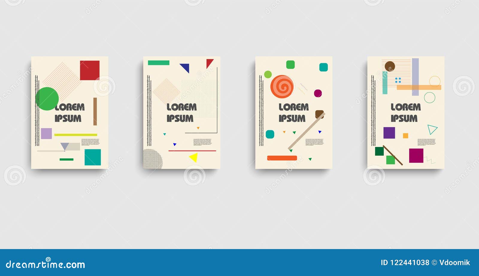 Bauhaus. Bauhaus, Great Design for Any Purposes. Set Vector Abstract ...