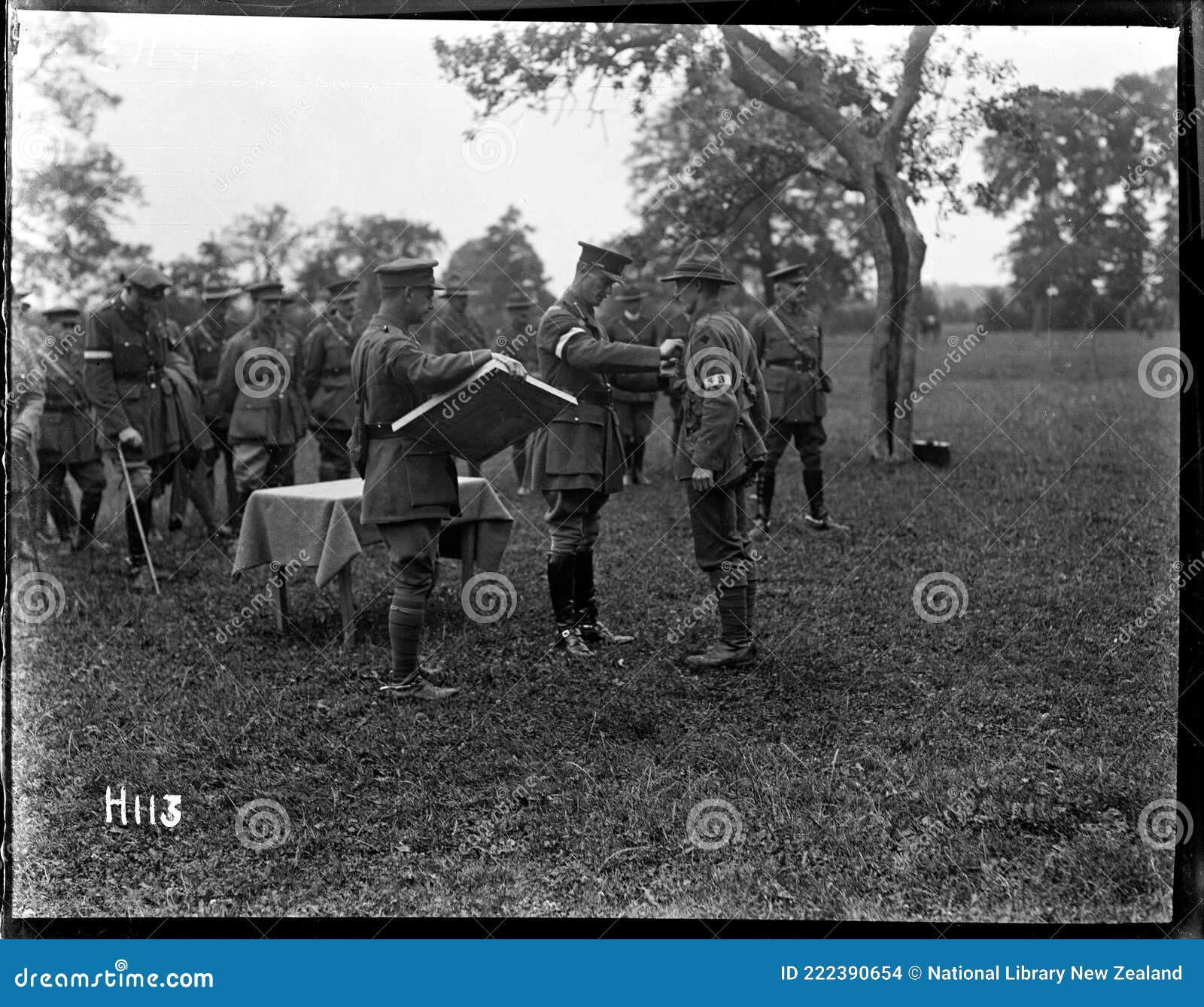 Presentation Of Medals By General Godley Picture. Image: 222390654