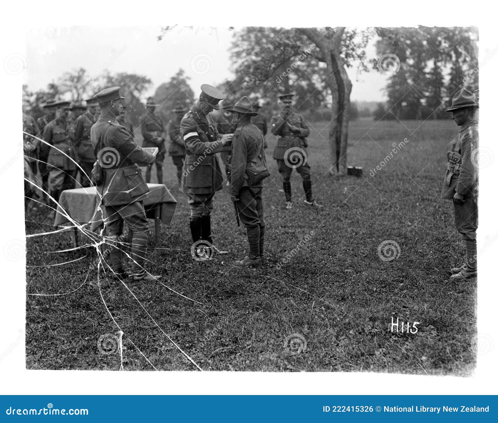 Presentation Of Medals By General Godley Picture. Image: 222415326