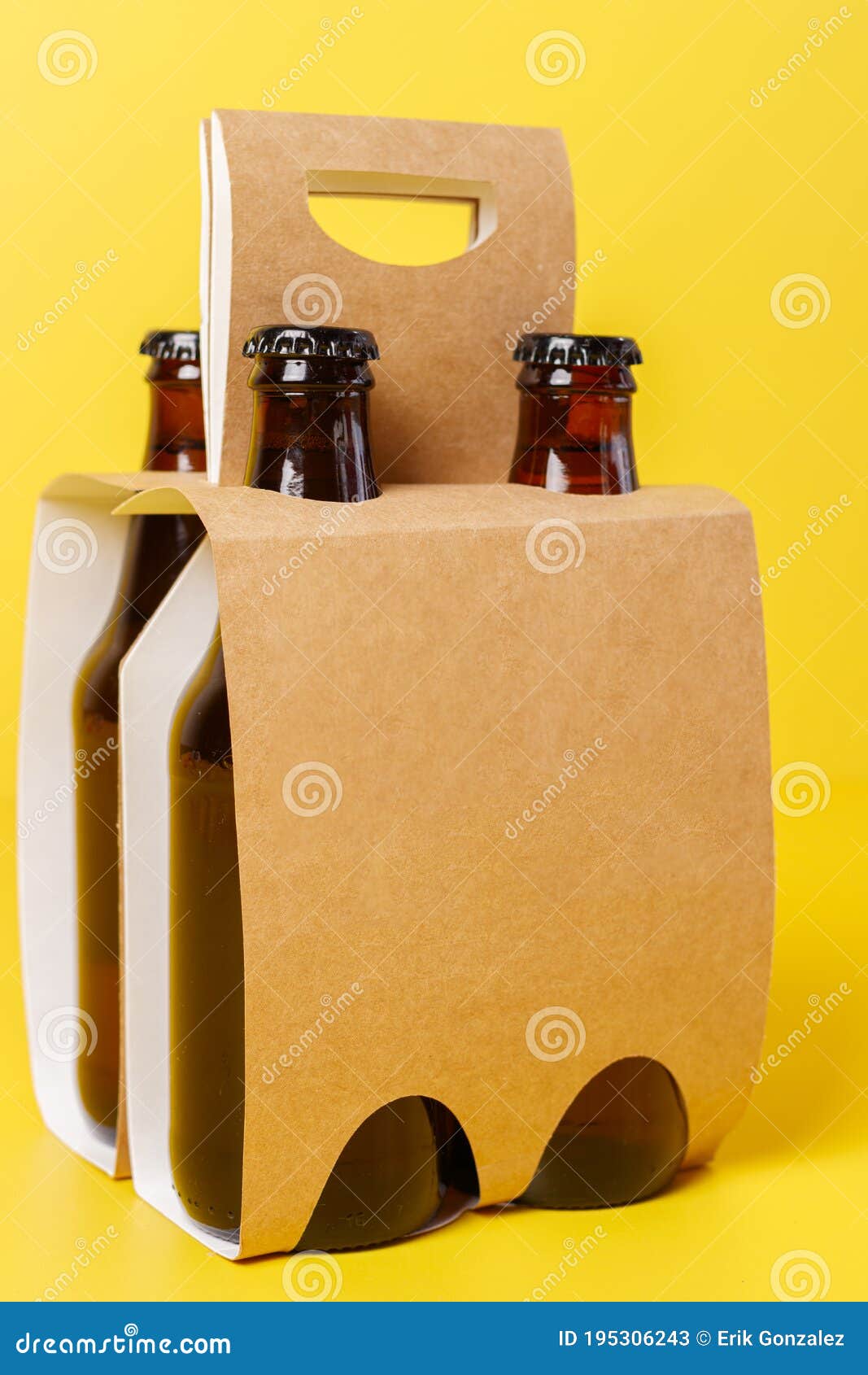 Presentation Of Pack Of Four Beers Royalty-Free Stock Photo ...