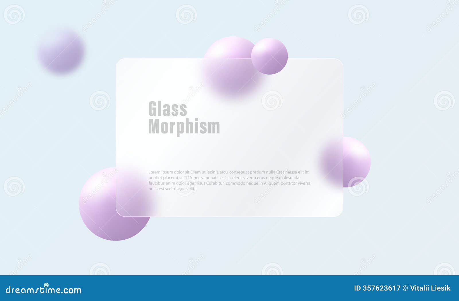 Presentation Panel Made of Transparent Material with the Effect of ...