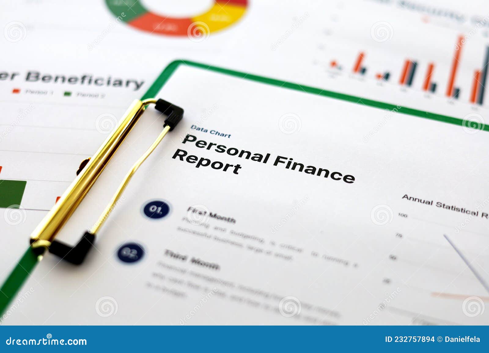 Presentation Personal Finance Report Spreadsheet Plannnig Statistics ...