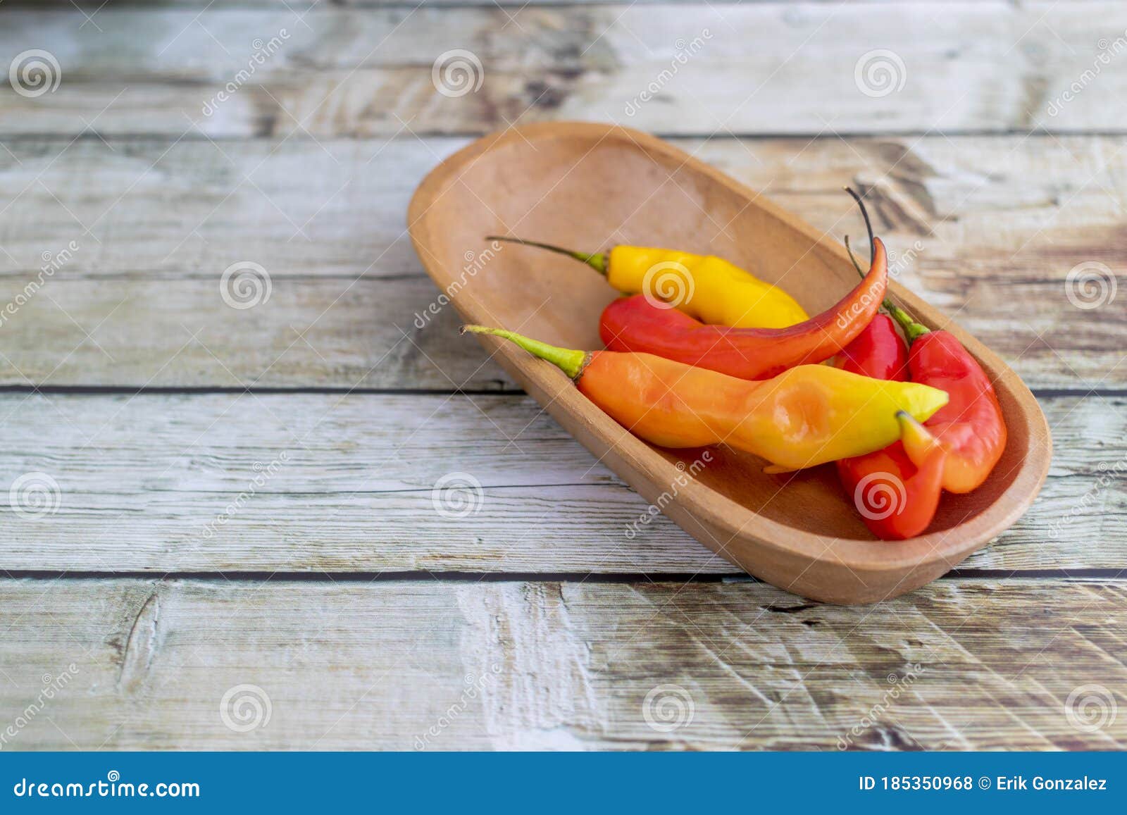 Presentation of Peruvian Hot Red Chili Aji Limo Stock Photo - Image of ...