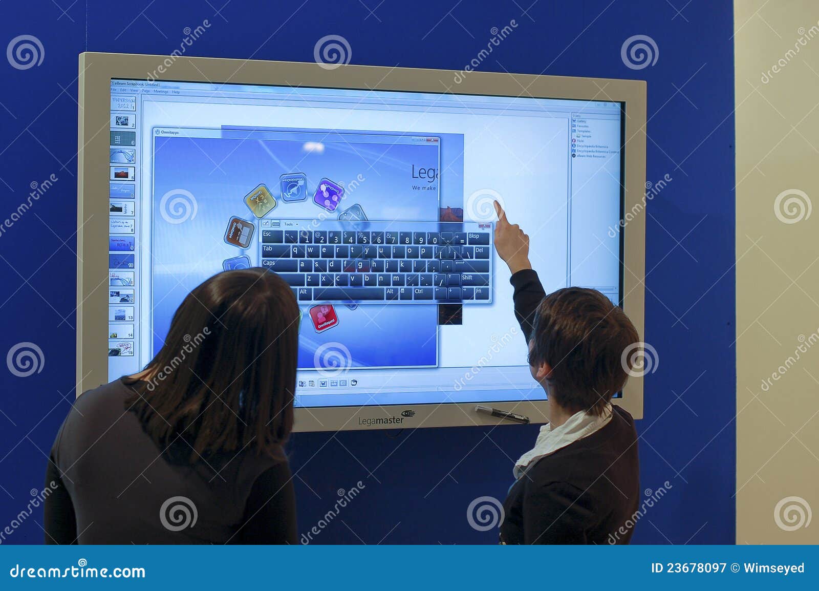 Presentation of a Professional E-screen Editorial Photography - Image ...