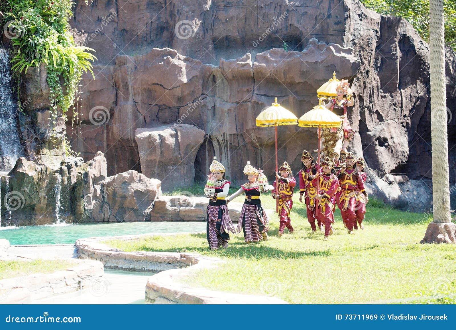 Presentation Queen Tiger, in Bali, Indonesia Editorial Stock Image ...