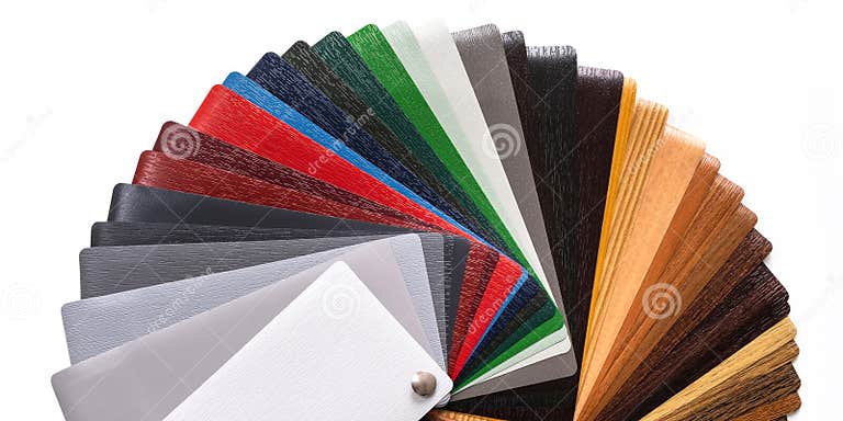 Presentation of Samples. Samples for Lamination. Multi-colored Laminate ...