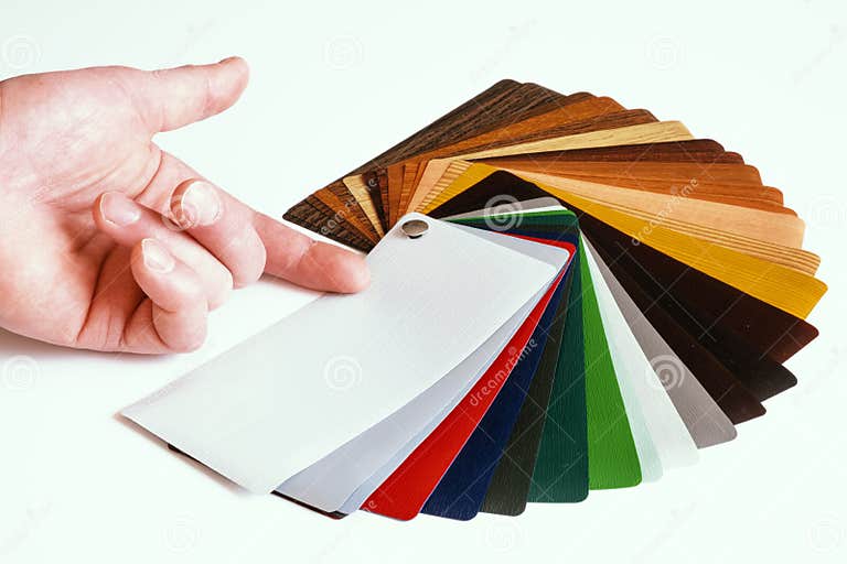 Presentation of Samples. Samples for Lamination. Multi-colored Laminate ...