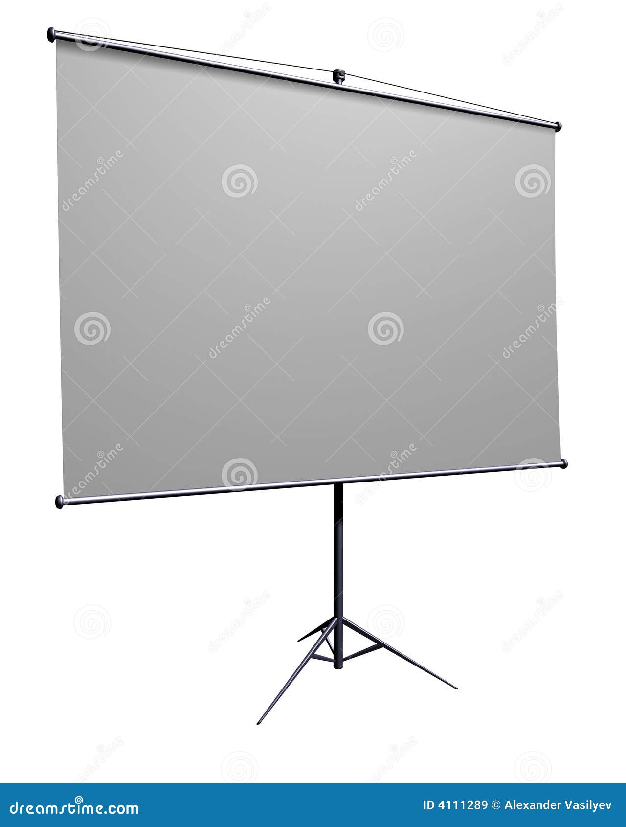 Presentation Screen, Blank Whiteboard Vector Illustration ...