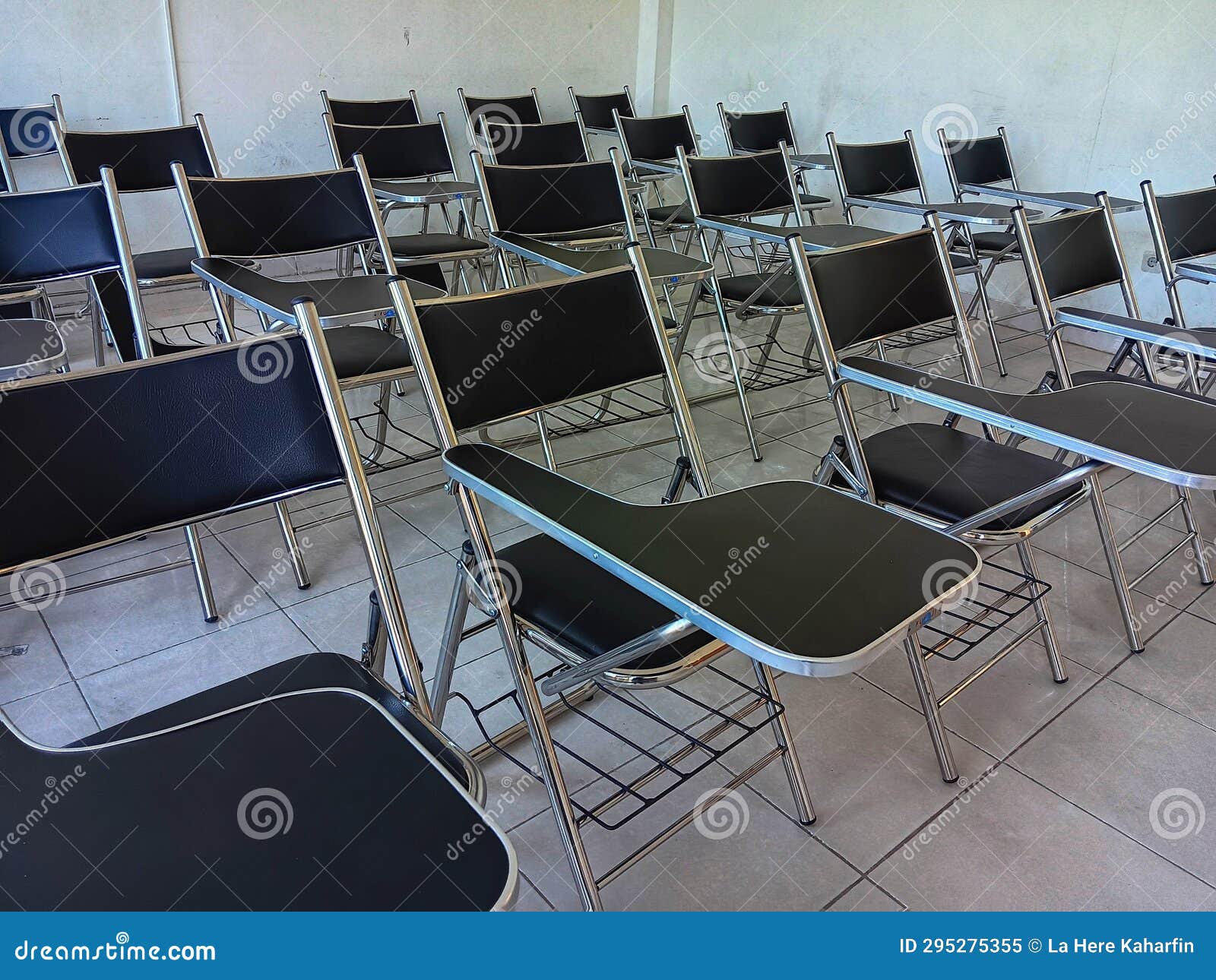 Presentation Seats in the Empty Class Stock Image - Image of indoors ...