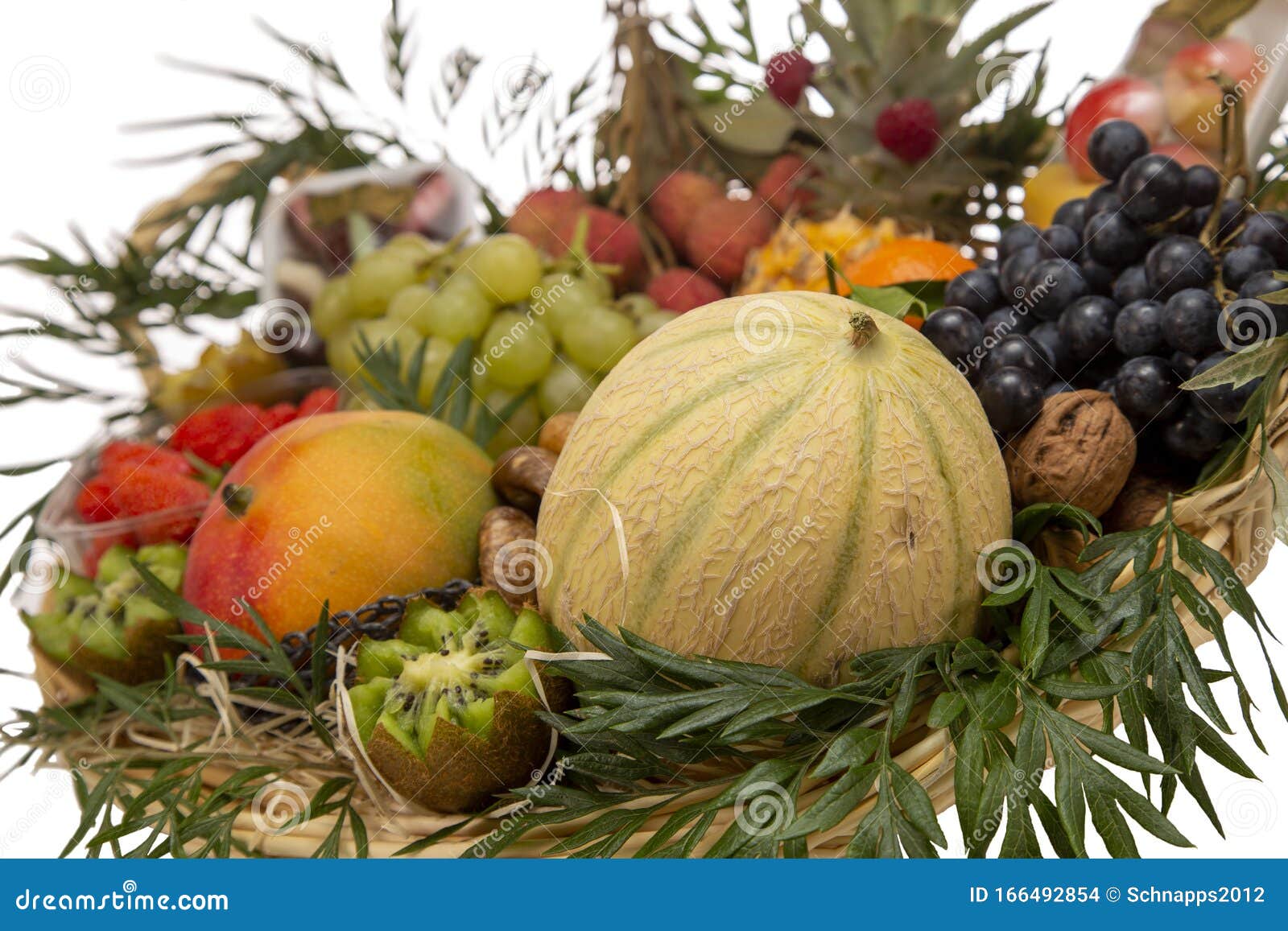 Presentation of a Selection of Fruits Stock Photo - Image of ...